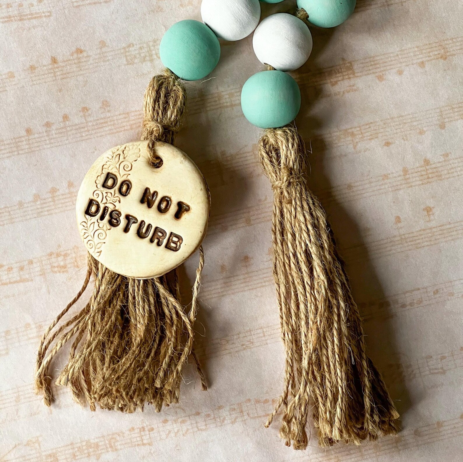 Rustic Bathroom Door Sign, Do Not Disturb, Occupied, Boho Style Hand ...
