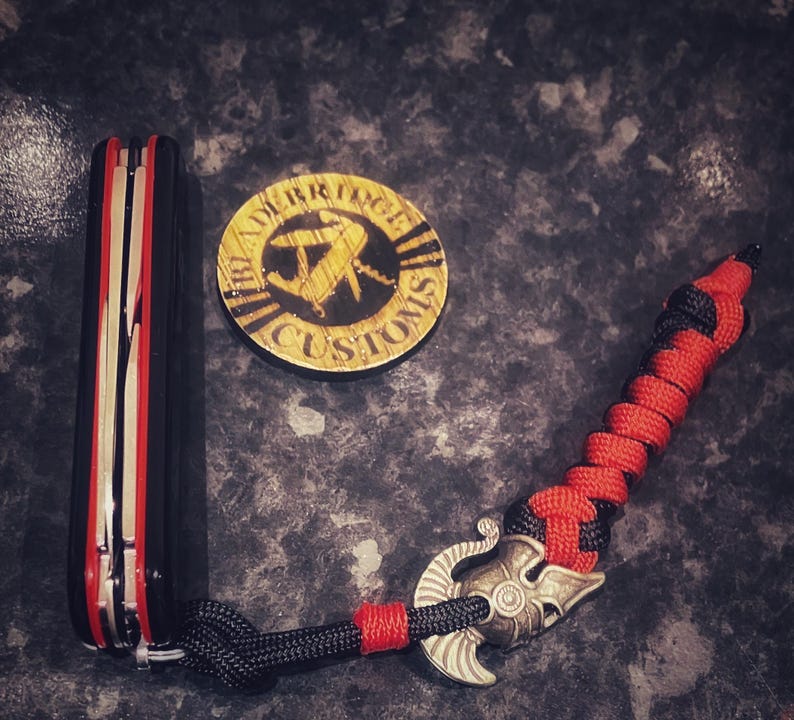 Black and Red G-10 Spartan Custom SAK - Etsy