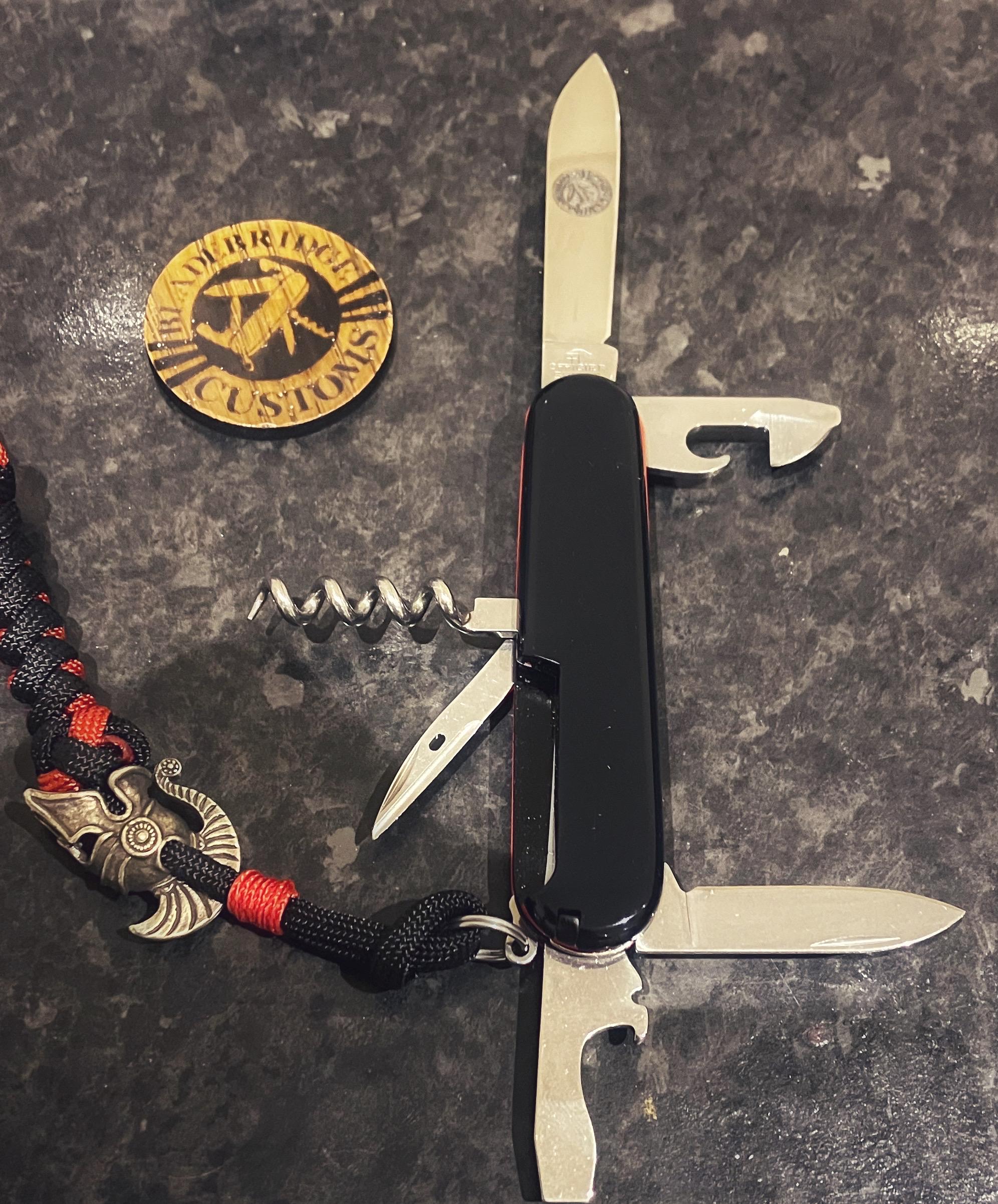 Black and Red G-10 Spartan Custom SAK - Etsy