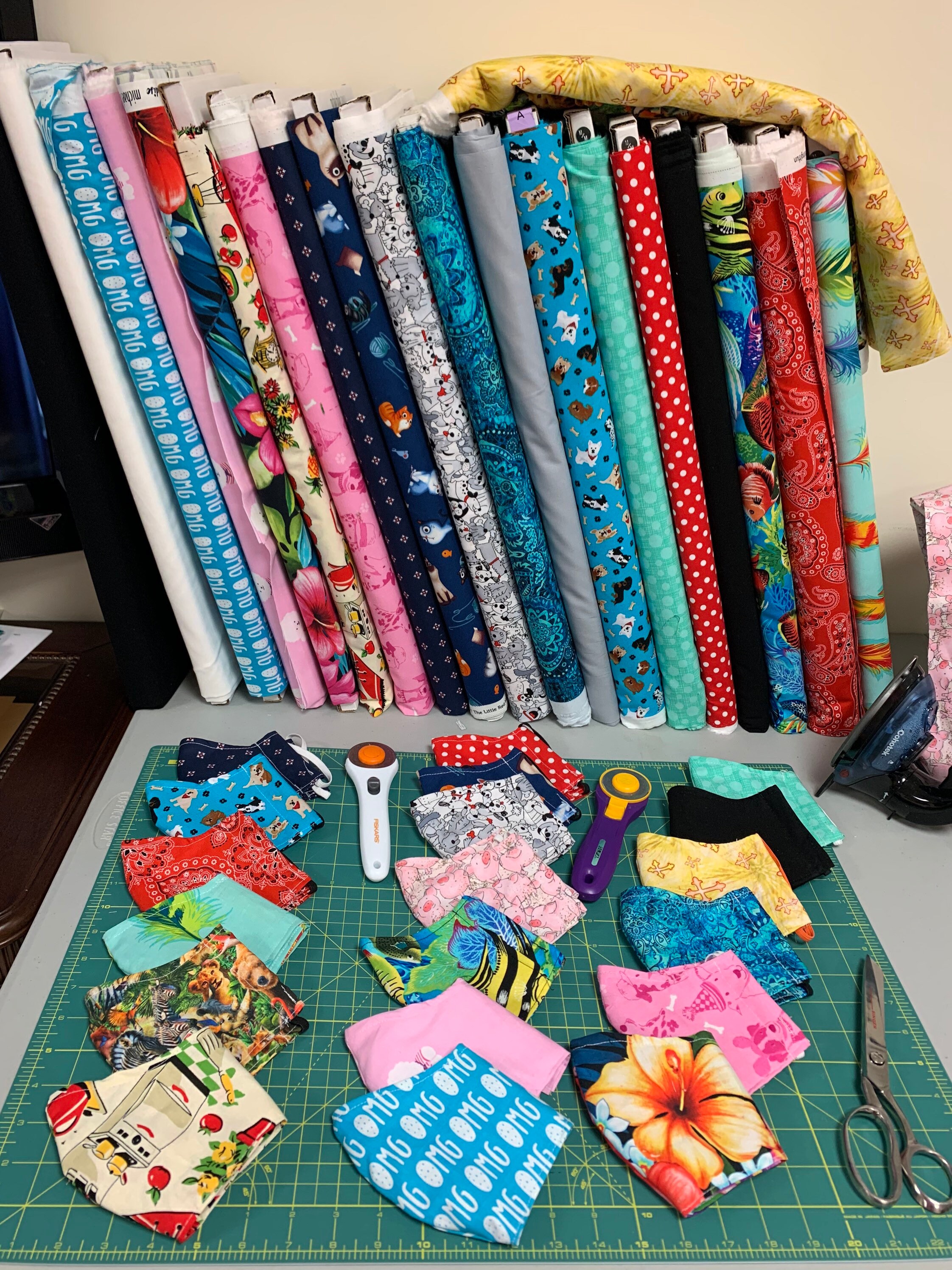 Handmade FACE MASK USA 4 Sizes - Etsy