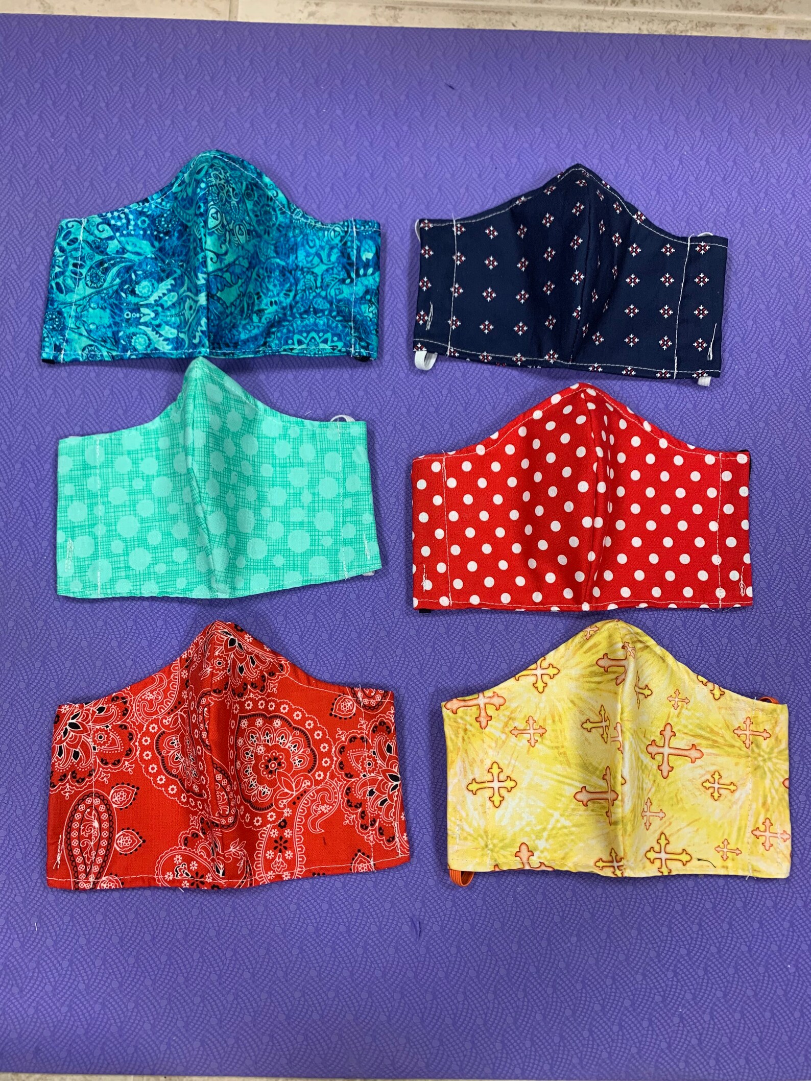 Handmade FACE MASK USA 4 Sizes - Etsy