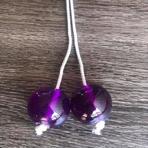 Purple Clackers, Click Clacks, Knockers, Ball Toy, Noise Maker Trakas ...