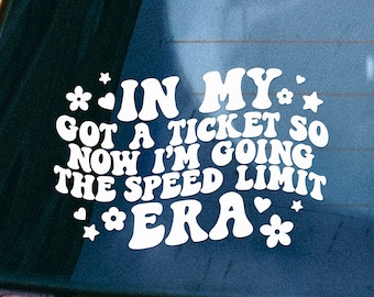 Unhinged and Feral Funny Car Decal Car Window Decal Sticker, Car Decals ...