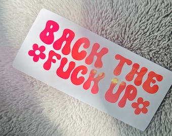 Unhinged and Feral Funny Car Decal Car Window Decal Sticker, Car Decals ...