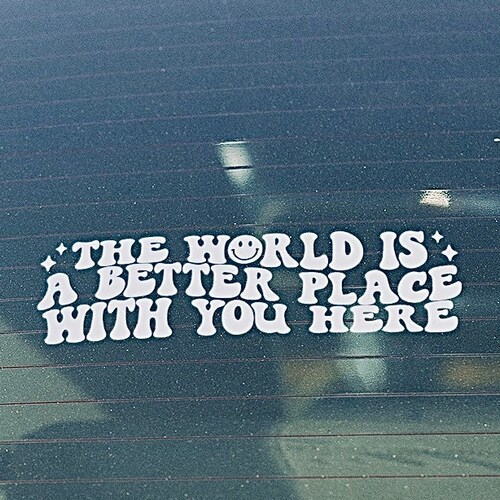 Positive Vinyl Decal Car Window Decal Sticker Laptop Decal - Etsy