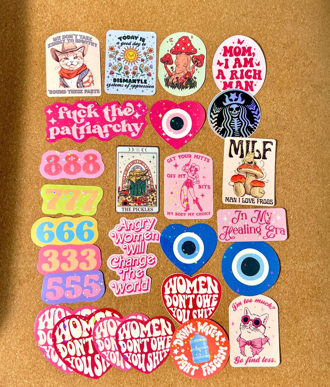 Flawed Stickers - Sticker Bundles, Aesthetic, Evil Eye, Social Justice ...