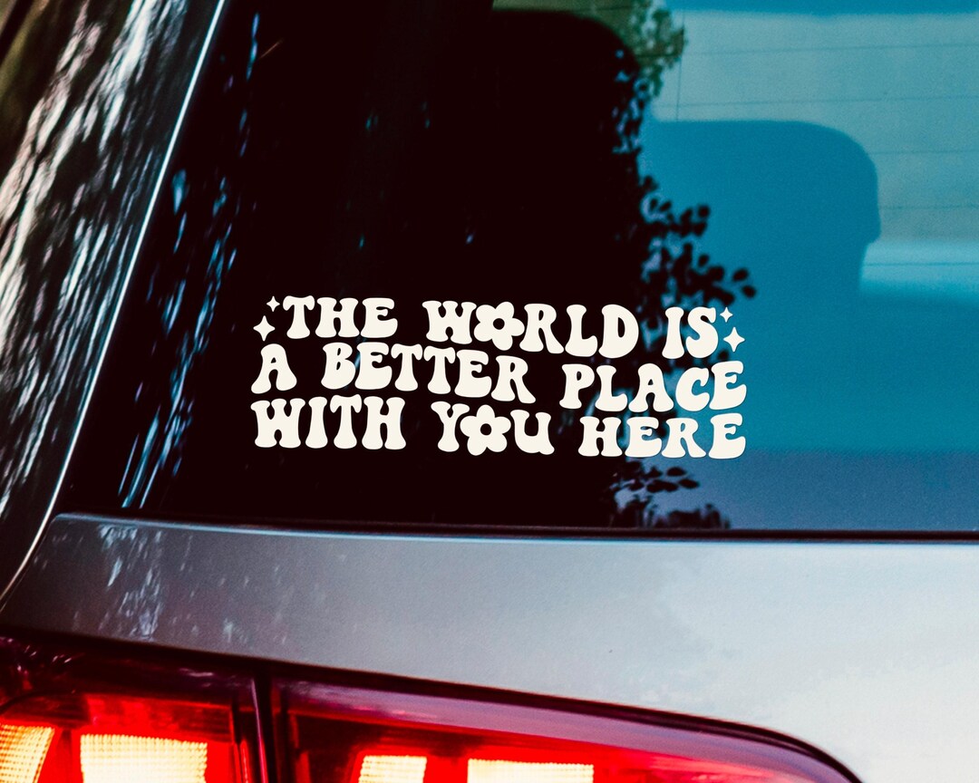 Positive Vinyl Decal - Car Window Decal Sticker, Laptop Decal, Trendy ...