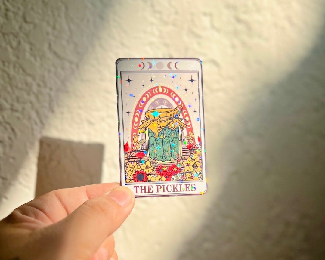 Holographic Tarot Card the Pickles Sticker Stars Holographic Sticker ...