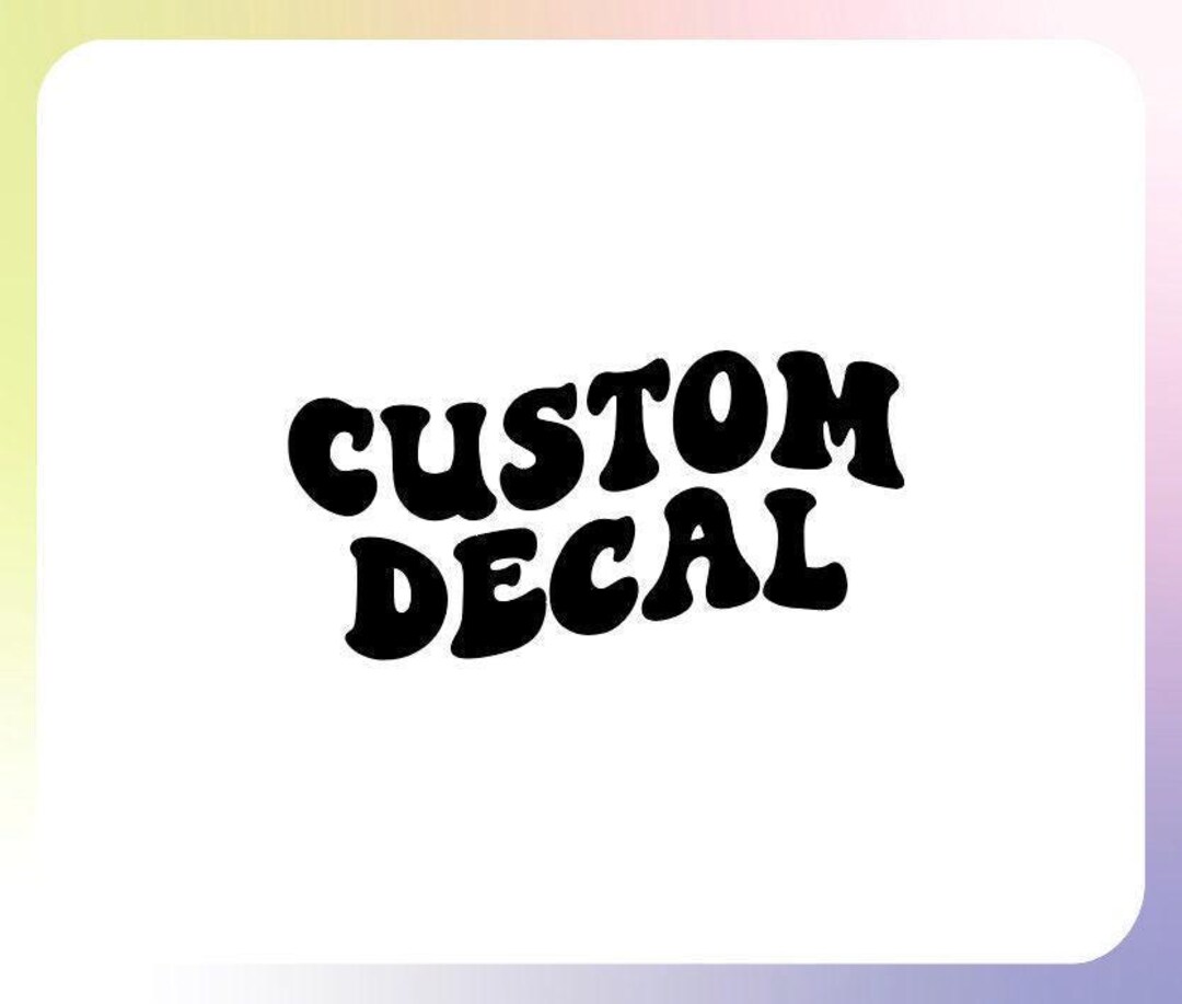 Custom Window Car Decal - Trendy Car Decal Funny Decal Cute Decal ...