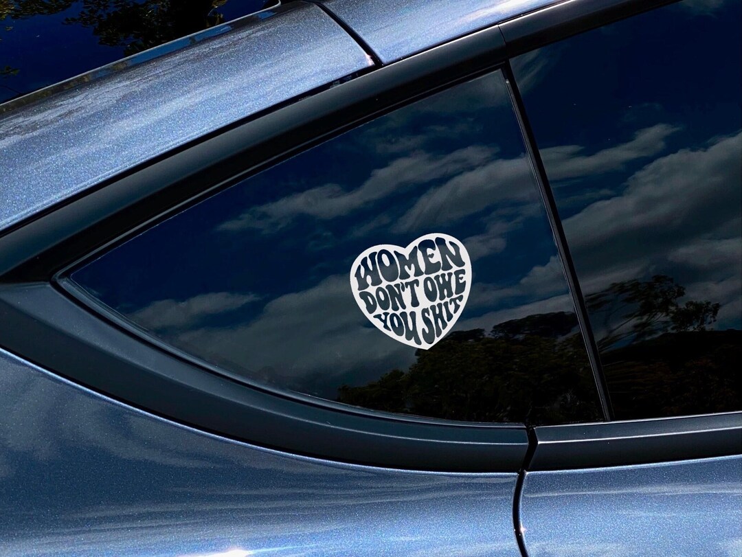Feminist Vinyl Decal Feminist Sticker Car Stickers Car Decal Car Decals
