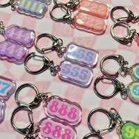 333 Angel Number Keychain | Motel Style Keychains, Manifestation, Angel ...