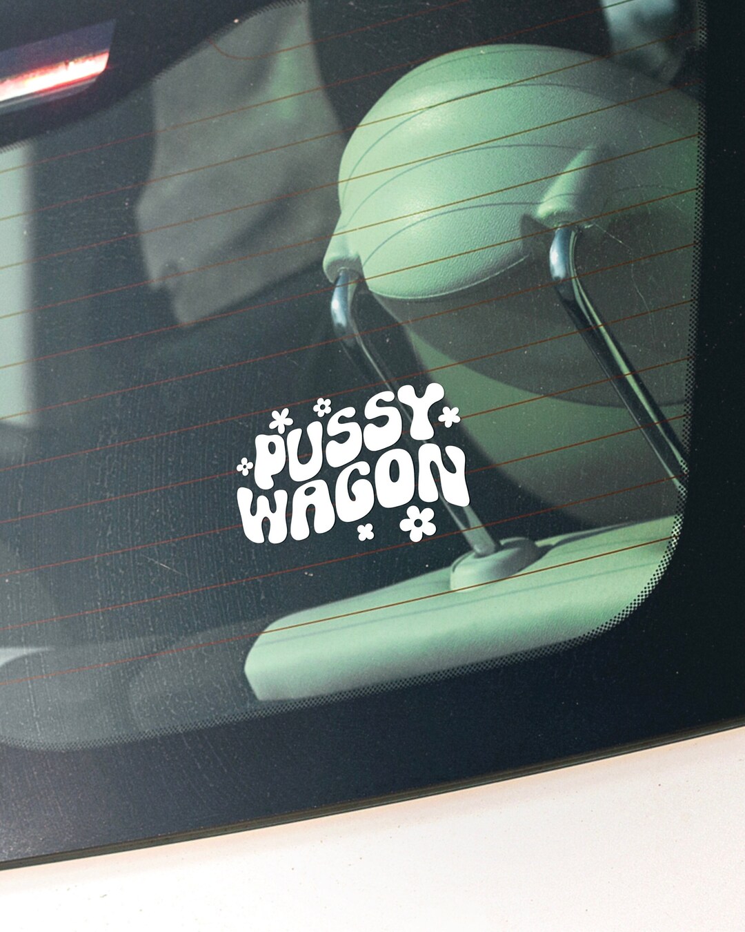 Psy Wagon Car Vinyl Decal Funny Car Decal, Car Window Decal Sticker ...