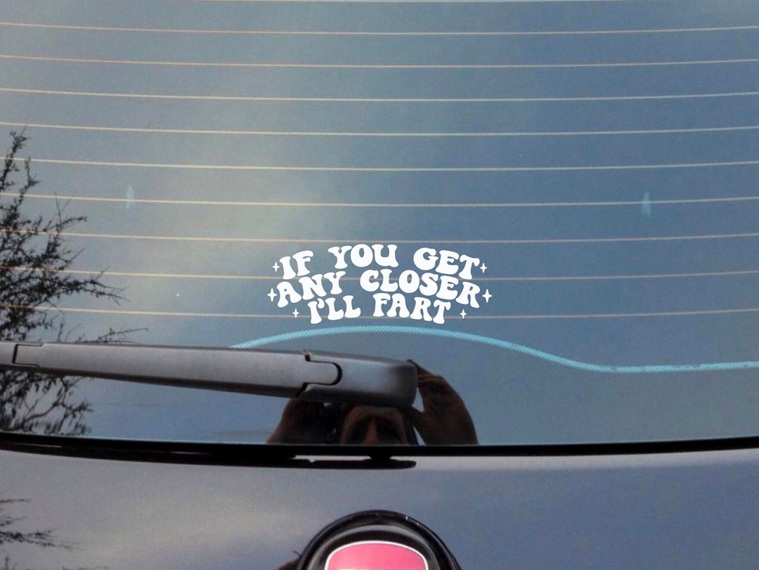 Tailgating Vinyl Decal Funny Car Decal, Car Window Decal Sticker, Car ...