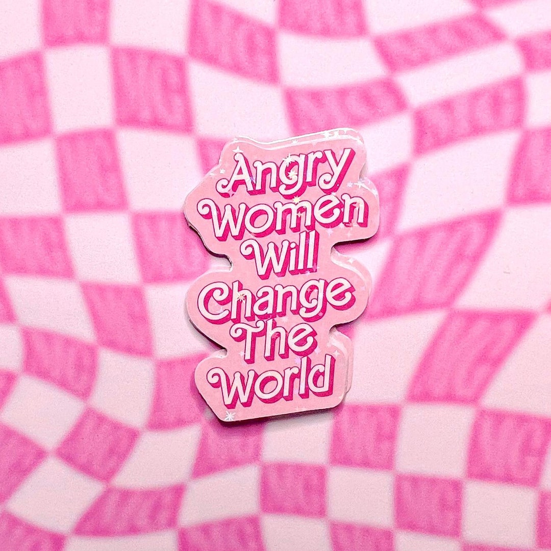 Feminist Sticker - Feminism Hot Pink Bubblegum Aesthetic Dollcore Water ...