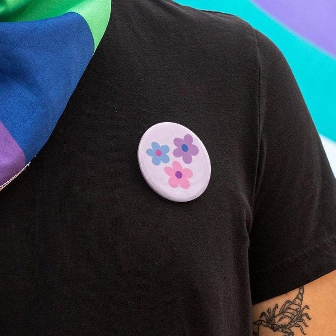 Subtle Bi Pride Pin Bi Pin Pride Pin Bisexual Pin Pride Pins Gay Pins ...