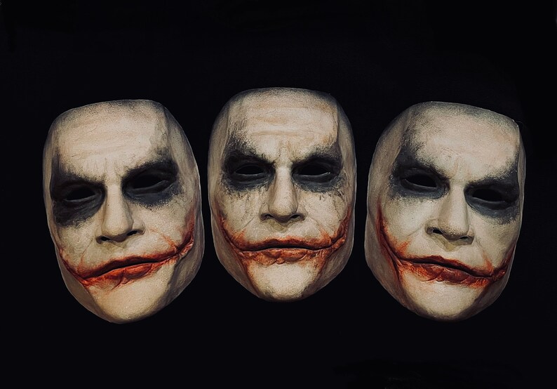 JOKER Mask heath Ledger | Etsy