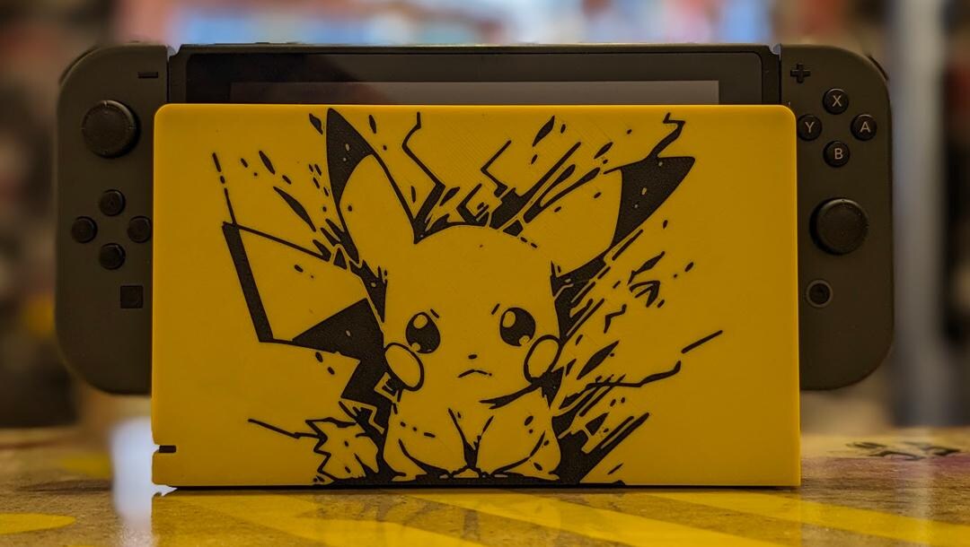 Nintendo Switch Dock Cover Pikachu - Etsy