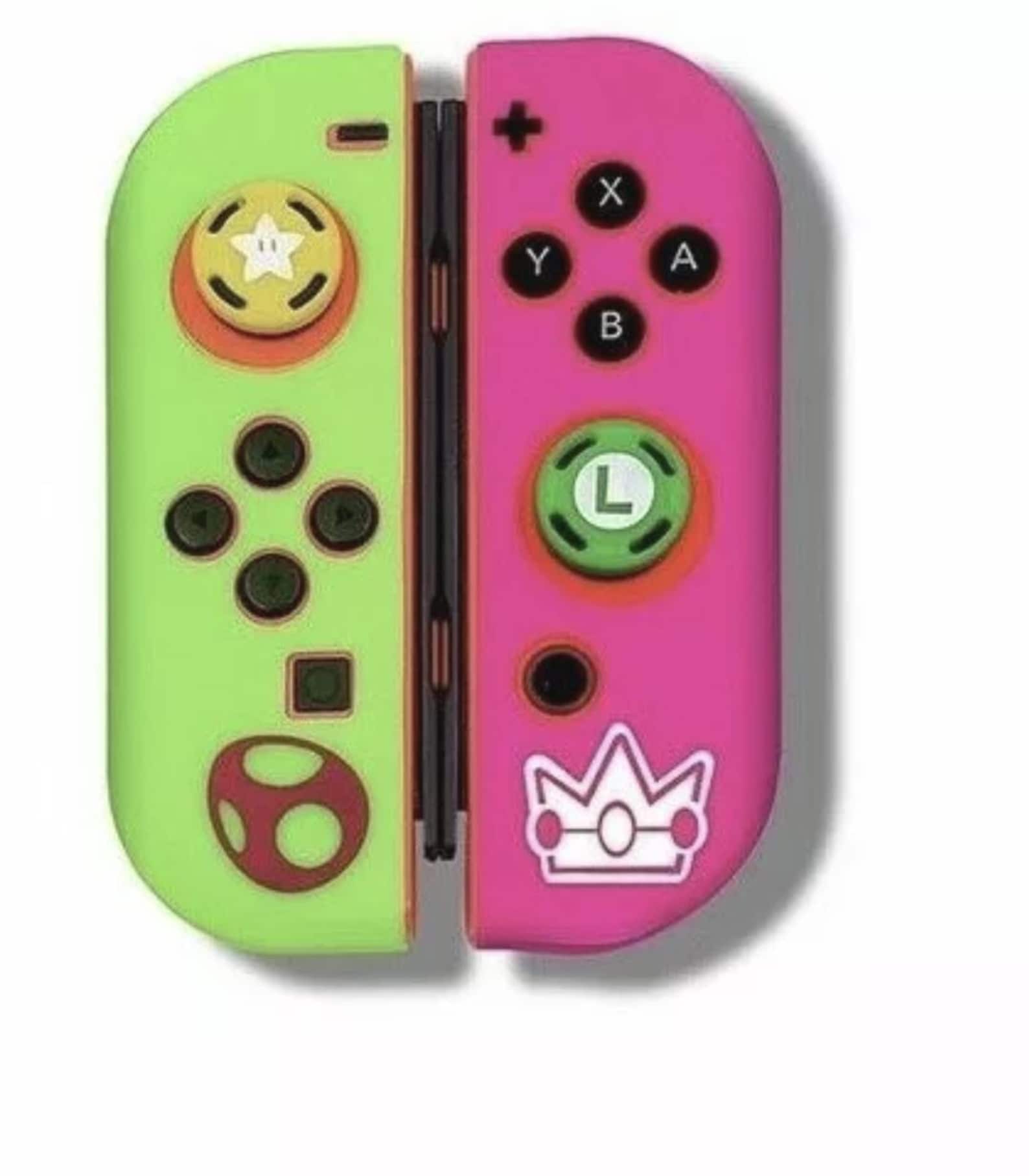 Luigi and Princess Peach Bundle Nintendo Switch Joy-con Cover - Etsy