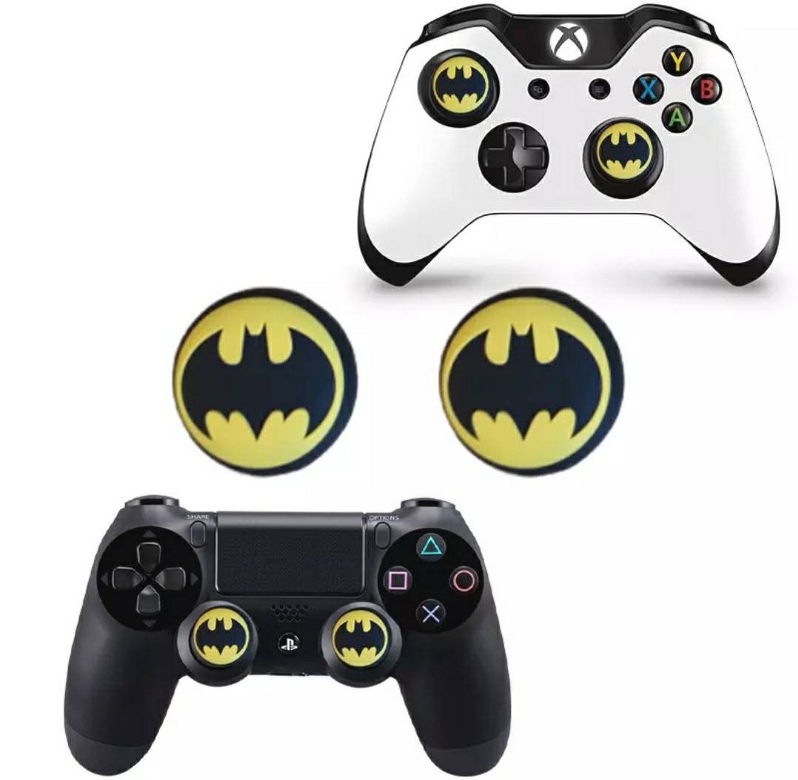 DC Batman Symbol Thumb Grips for PS4 XBOX One X S Joystick - Etsy UK