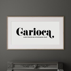 Samsung Frame TV Art, Carioca Definition, Brazil Culture Art, Instant ...