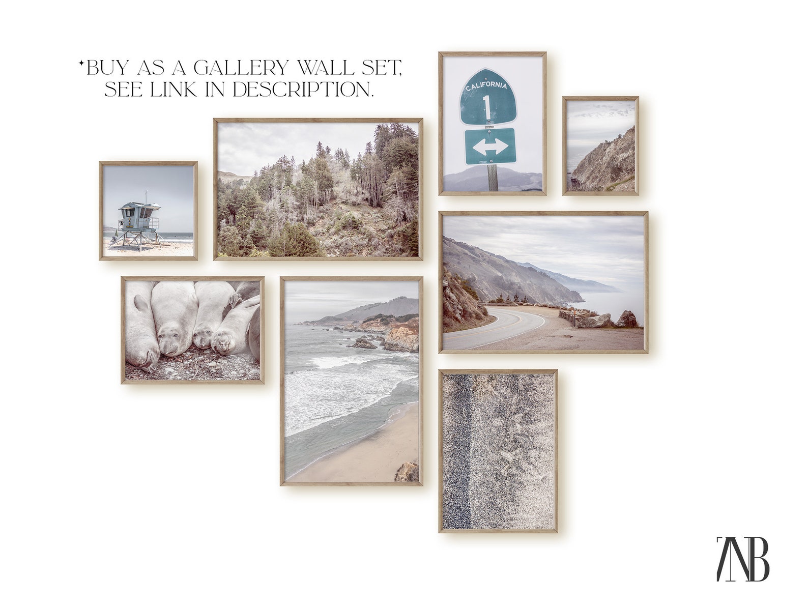 Highway 1, Road Sign, Pacific Coast, Printable Wall Art, Instant ...
