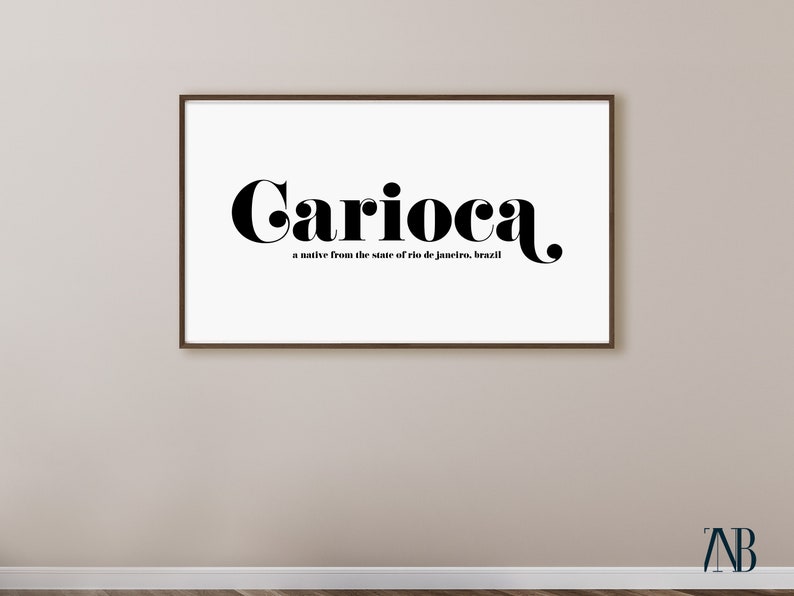 Samsung Frame TV Art, Carioca Definition, Brazil Culture Art, Instant ...