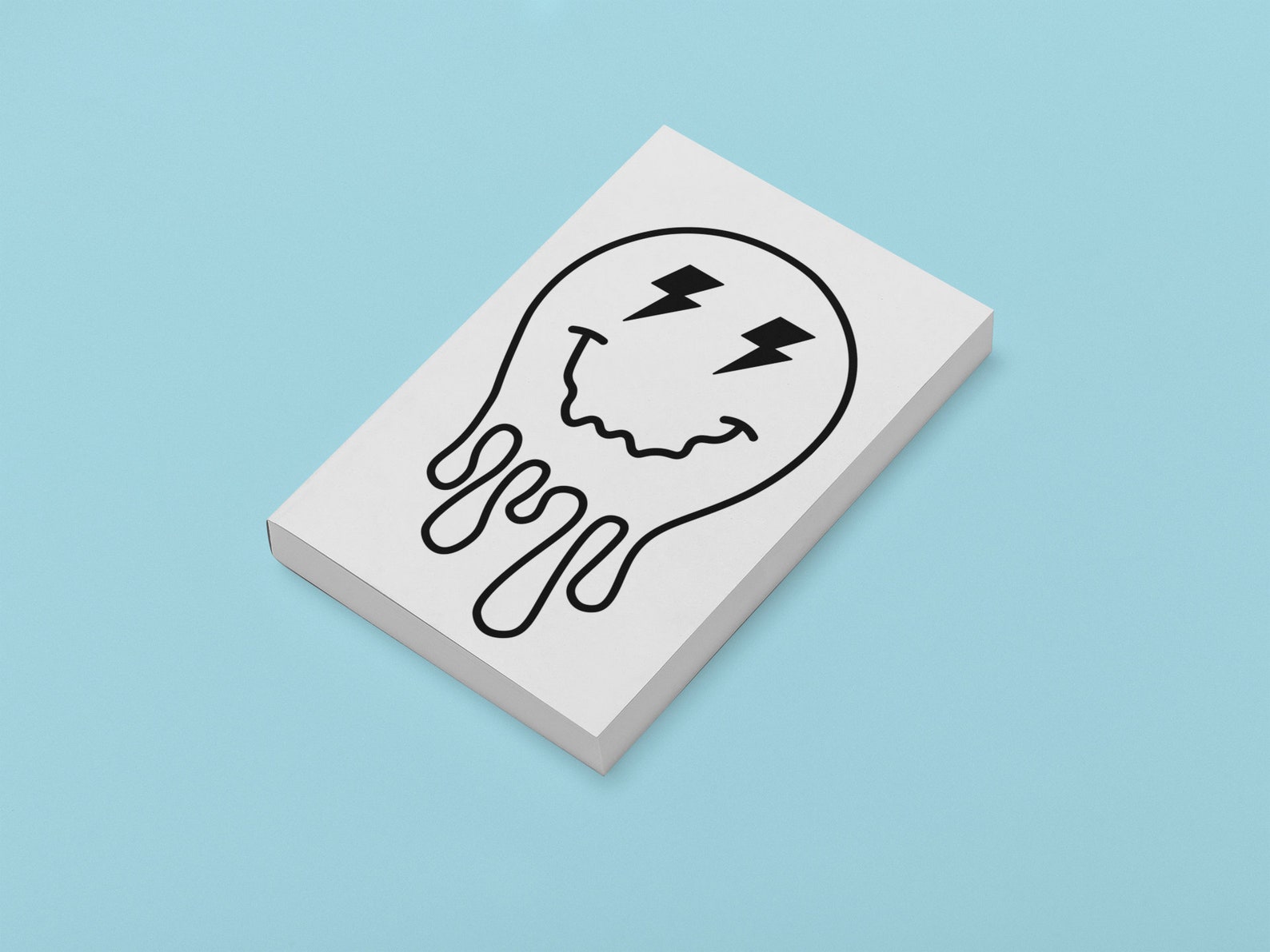 Drippy Smiley Face SVG Bundle, Melting Smiley Png, Dripping Happy Face ...