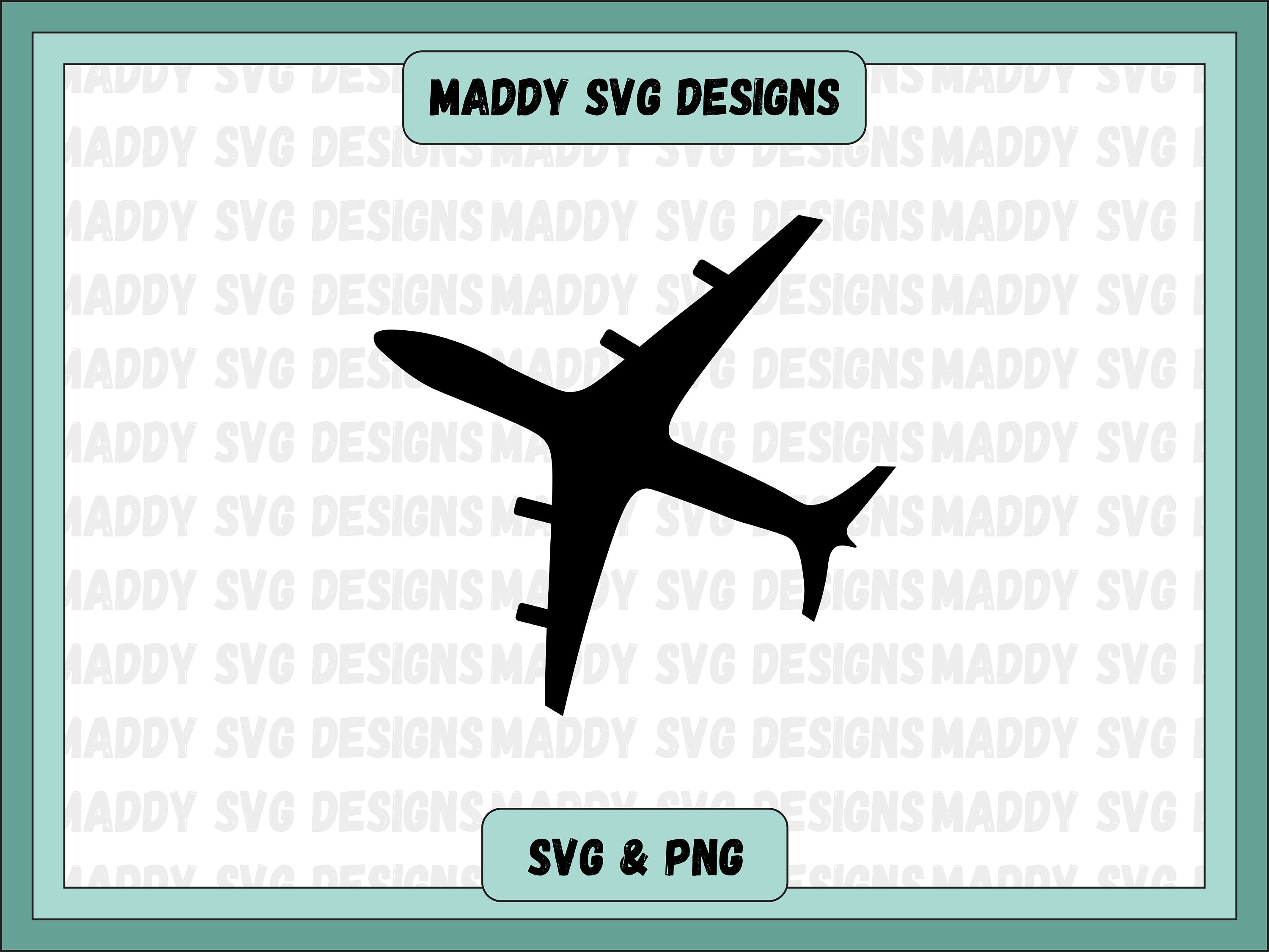Airplane SVG, Airplane Cut Files, Airplane Vector Files, Travel Vector ...