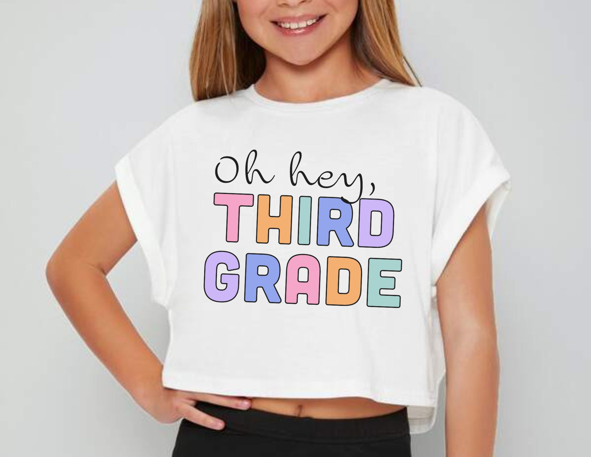 Oh Hey Third Grade SVG PNG Instant Download Elementary School - Etsy