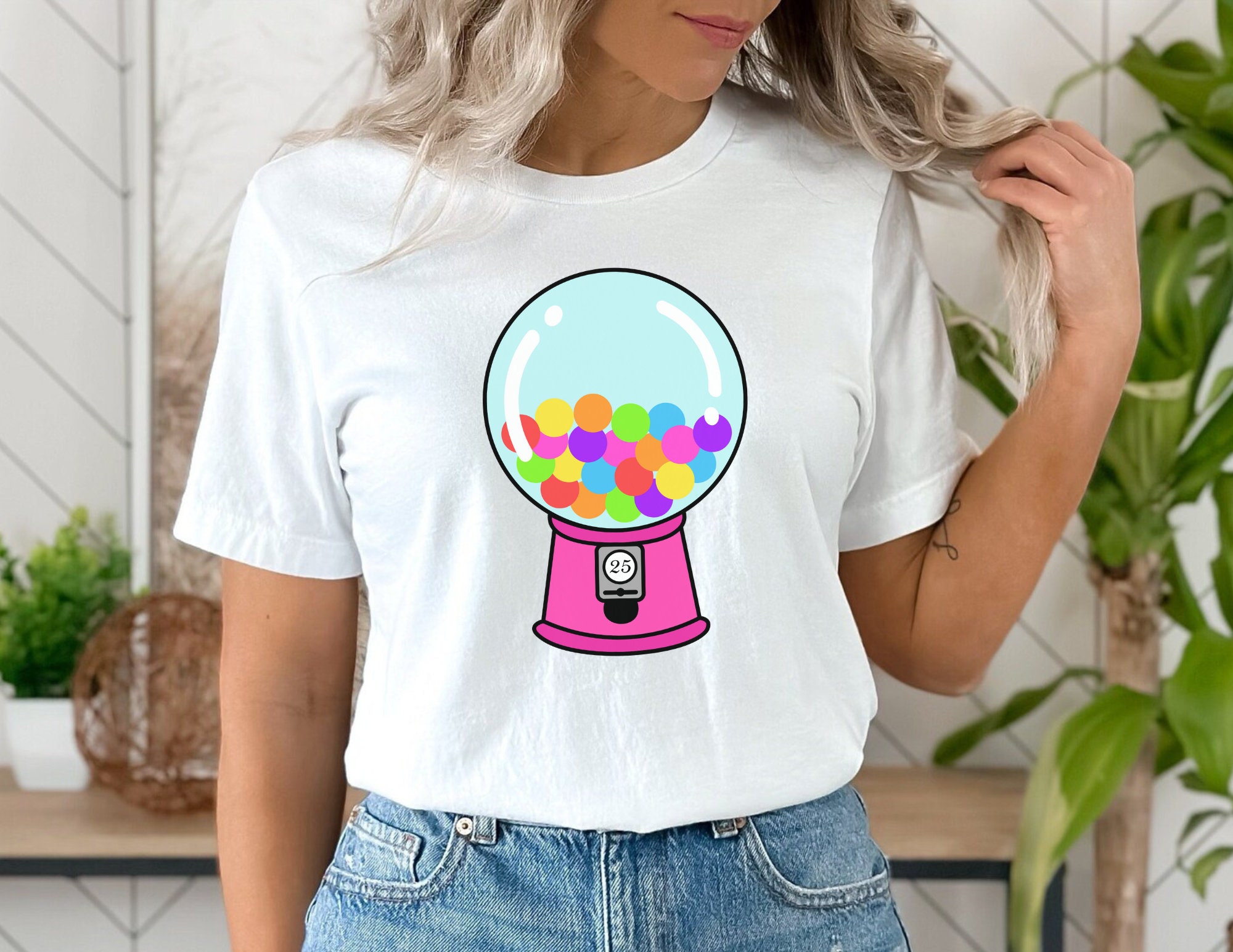 Gumball Machine SVG PNG Instant Download, Bubble Gum Clipart, Candy Svg ...