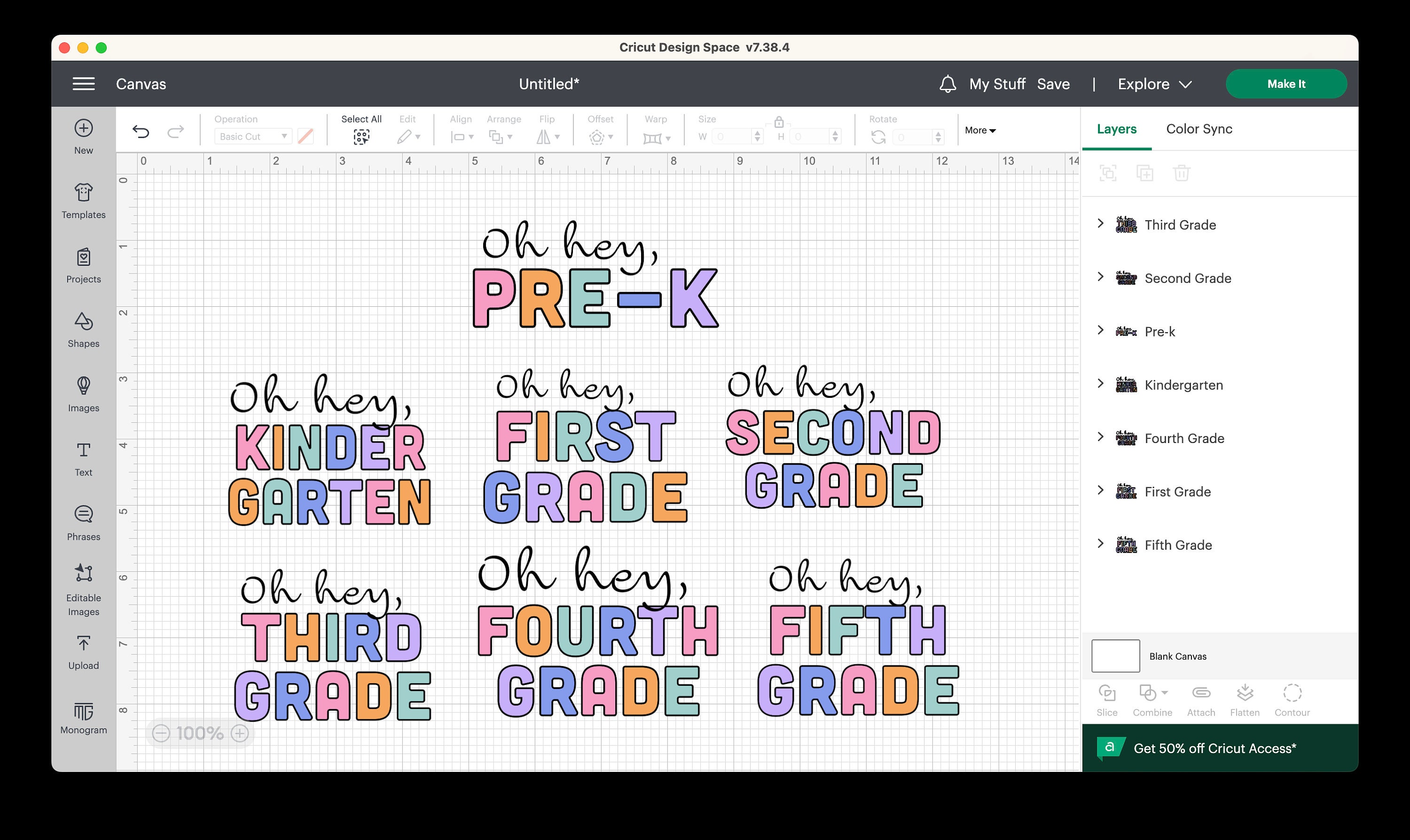 Oh Hey Back to School SVG PNG Bundle Instant Download, Elementary ...