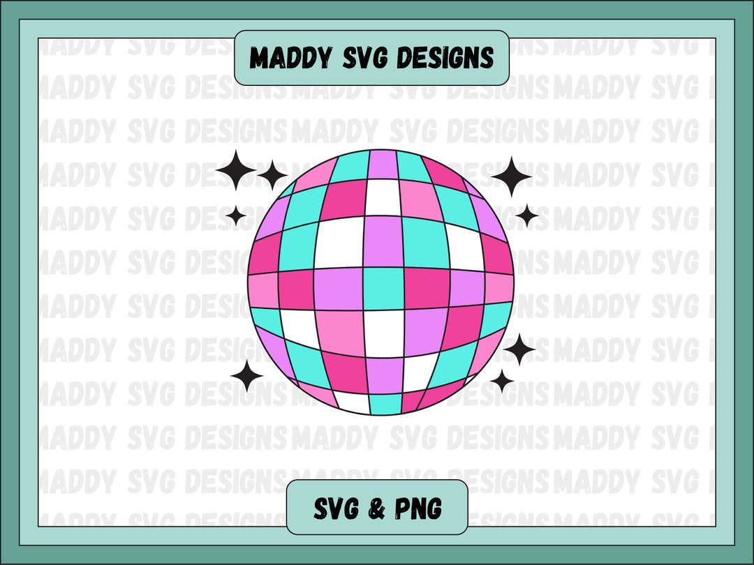Retro Disco Ball SVG PNG, Disco Ball Clipart, Fall Svg Design for Shirt ...