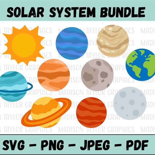 Solar System Art - Etsy