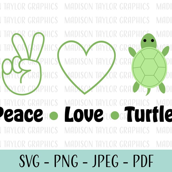 Turtle Love - Etsy