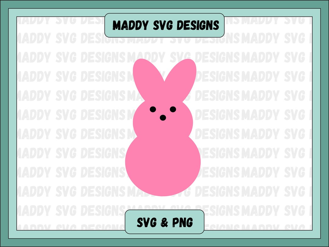 Easter Peep SVG, Easter Svg, Happy Easter Svg, Easter Peep Clipart ...
