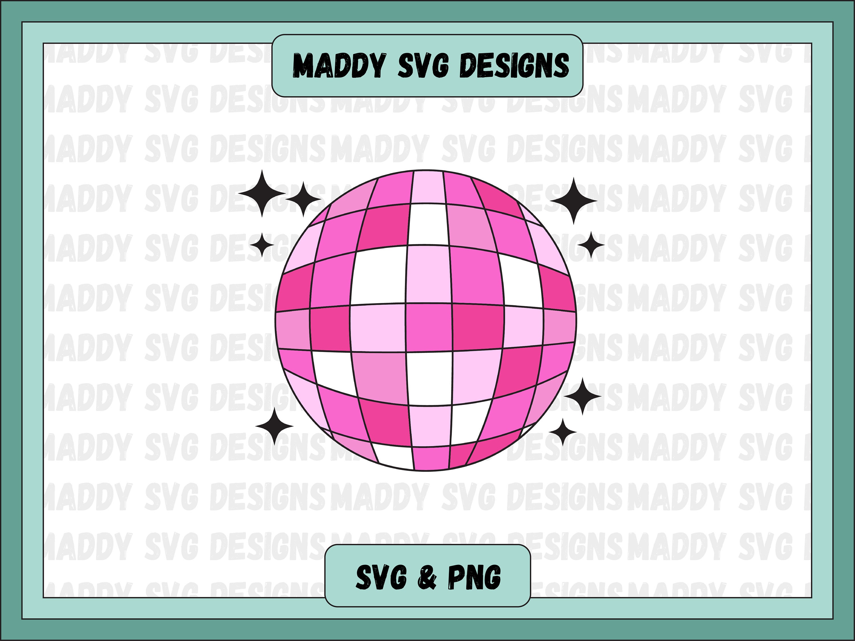 Retro Disco Ball SVG PNG, Disco Ball Clipart, Retro Svg Design for ...