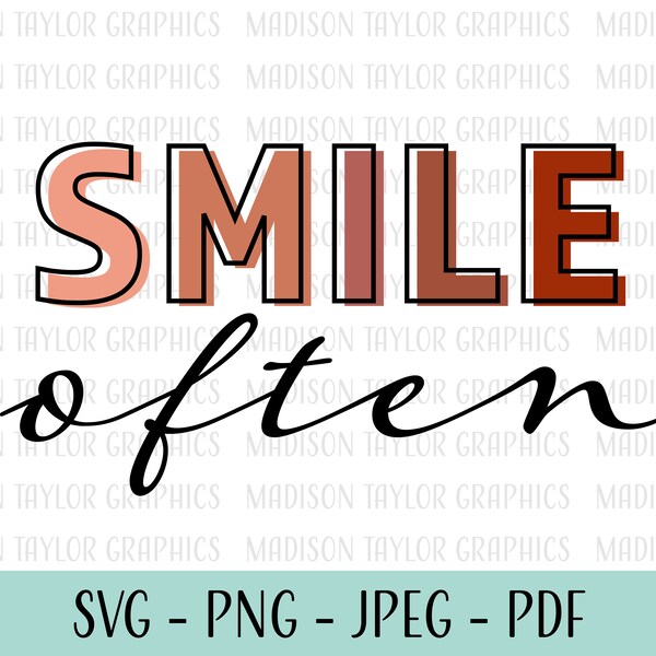 Smile Often - Etsy