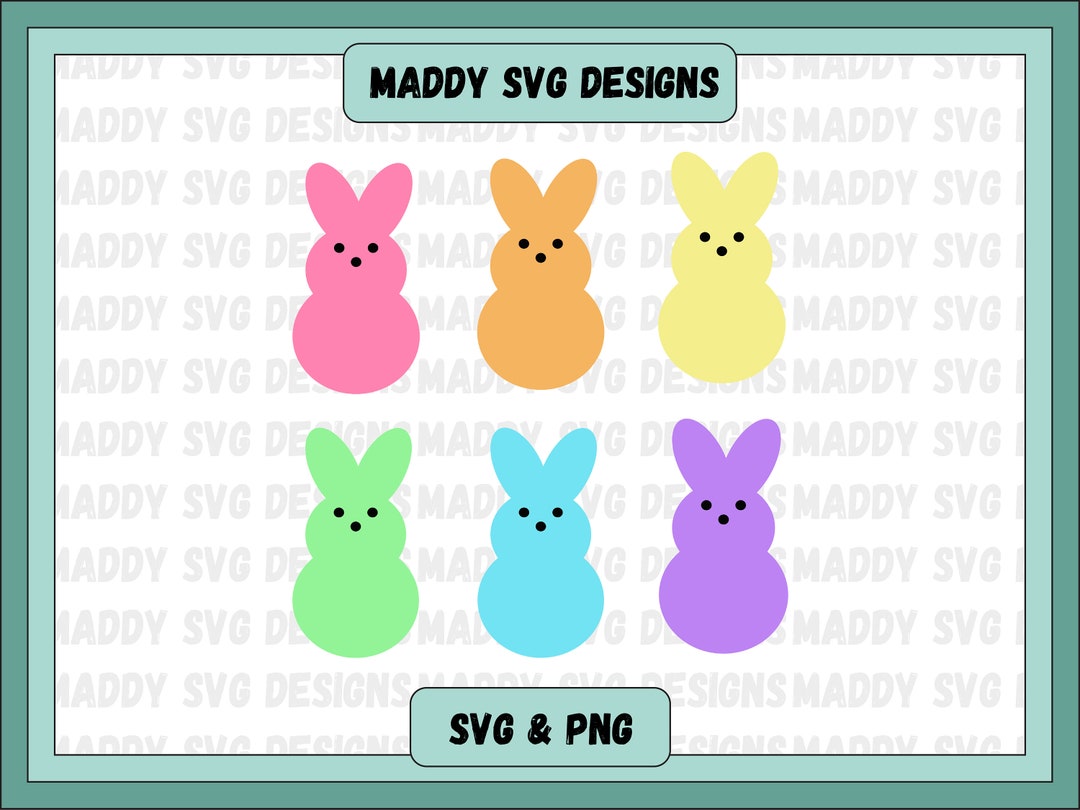 Peeps SVG PNG, Easter Svg, Peeps Bundle Svg, Happy Easter Svg, Peeps ...