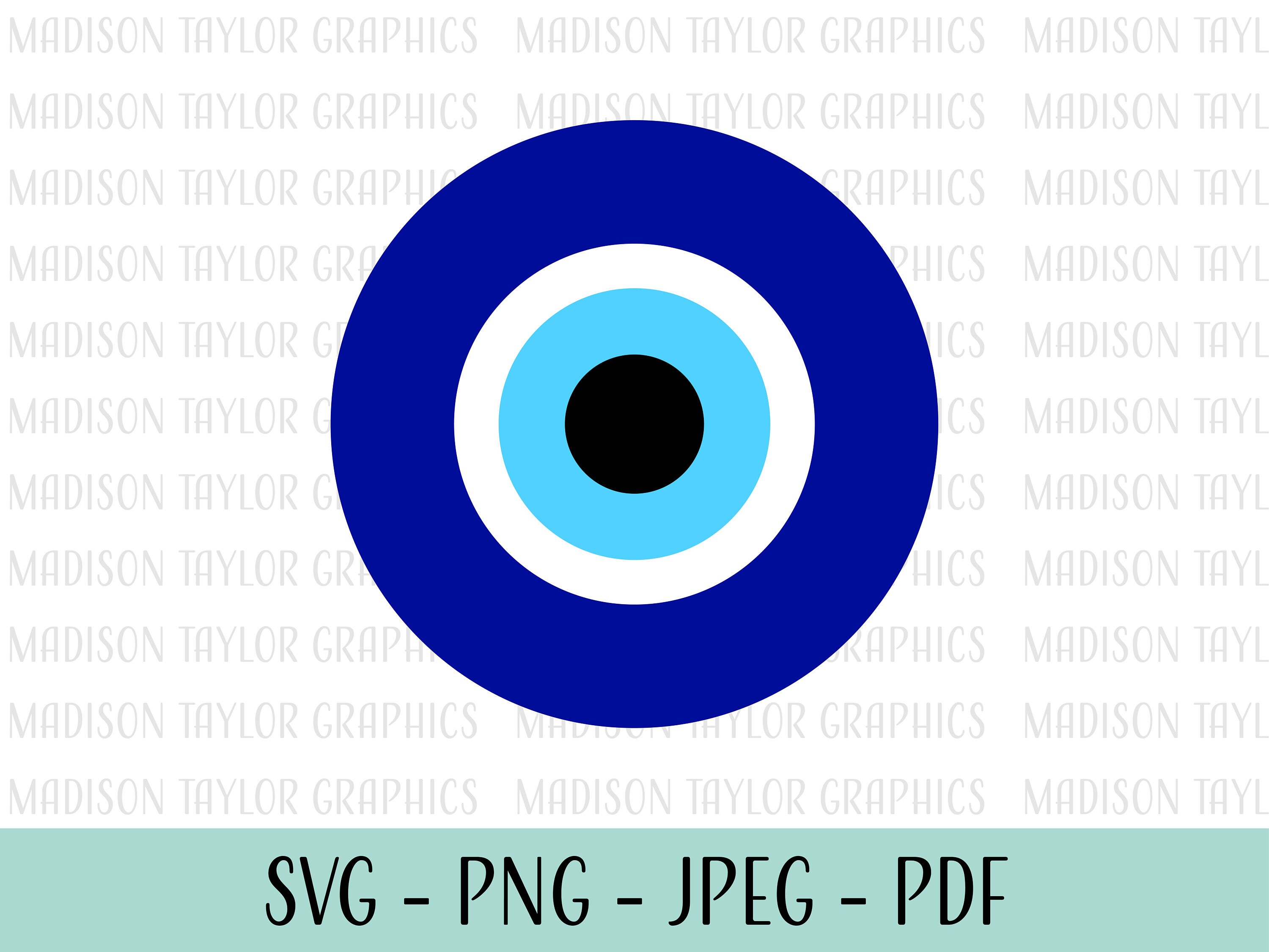 Evil Eye SVG PNG Evil Eye Clipart Mystical Svg Design for - Etsy