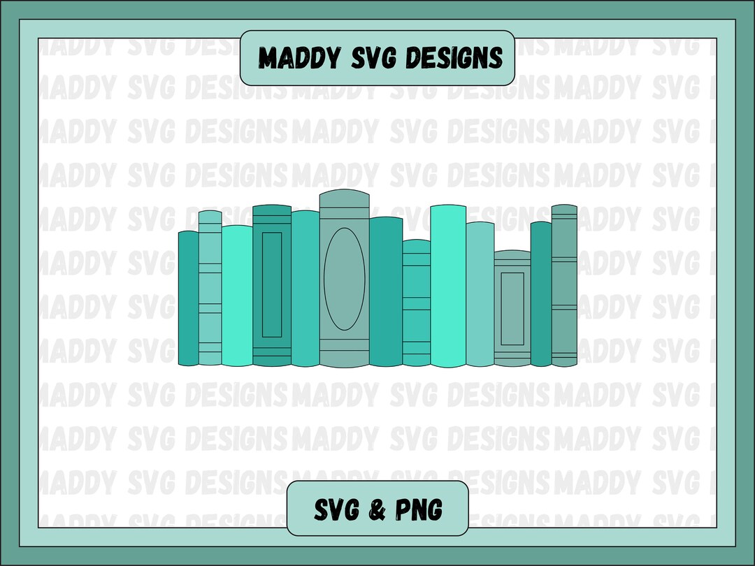 Stack of Books SVG PNG, Bookish Svg, Book Lover Design, Books Clipart ...