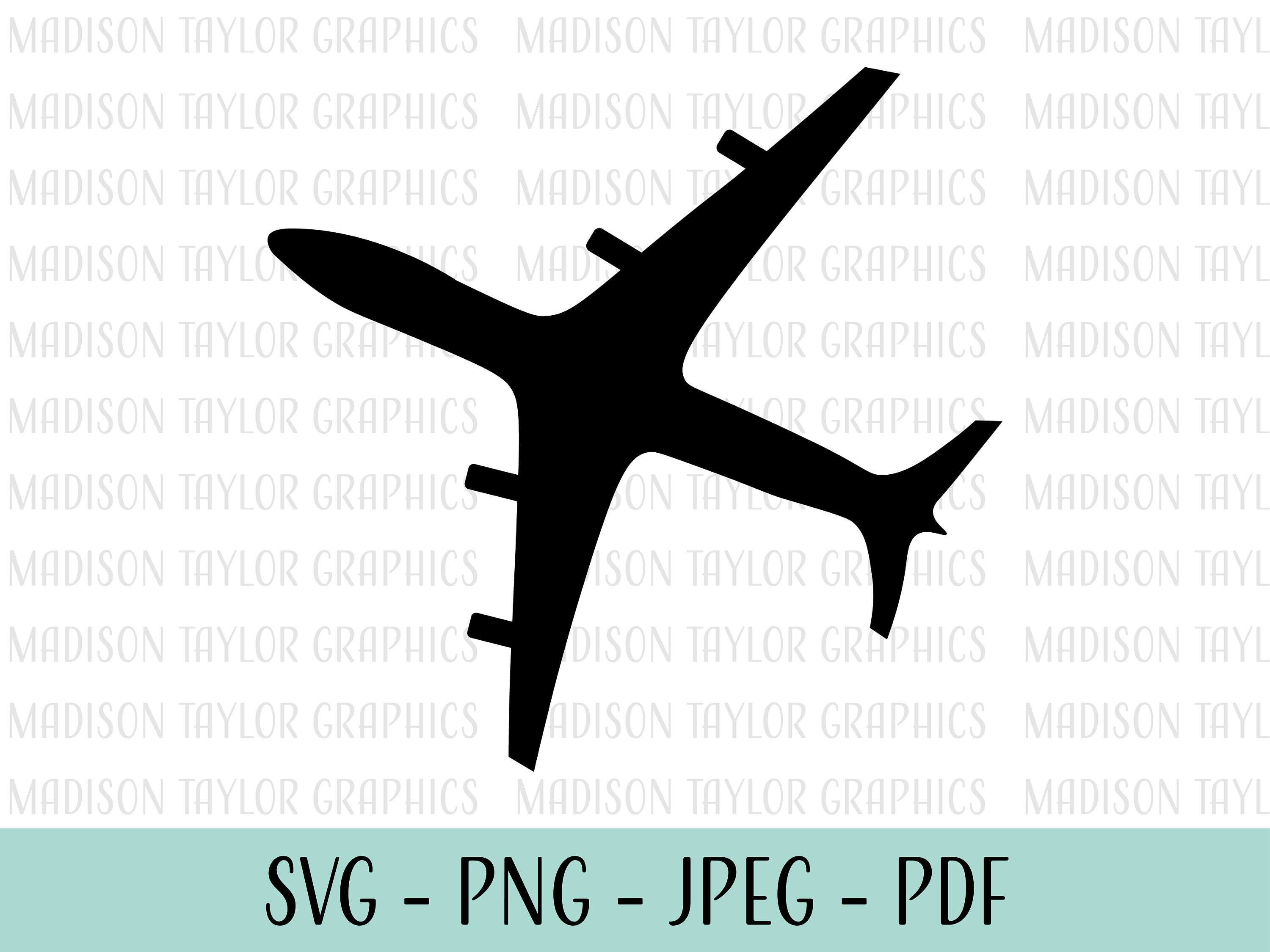 Airplane SVG Airplane Cut Files Airplane Vector Files - Etsy