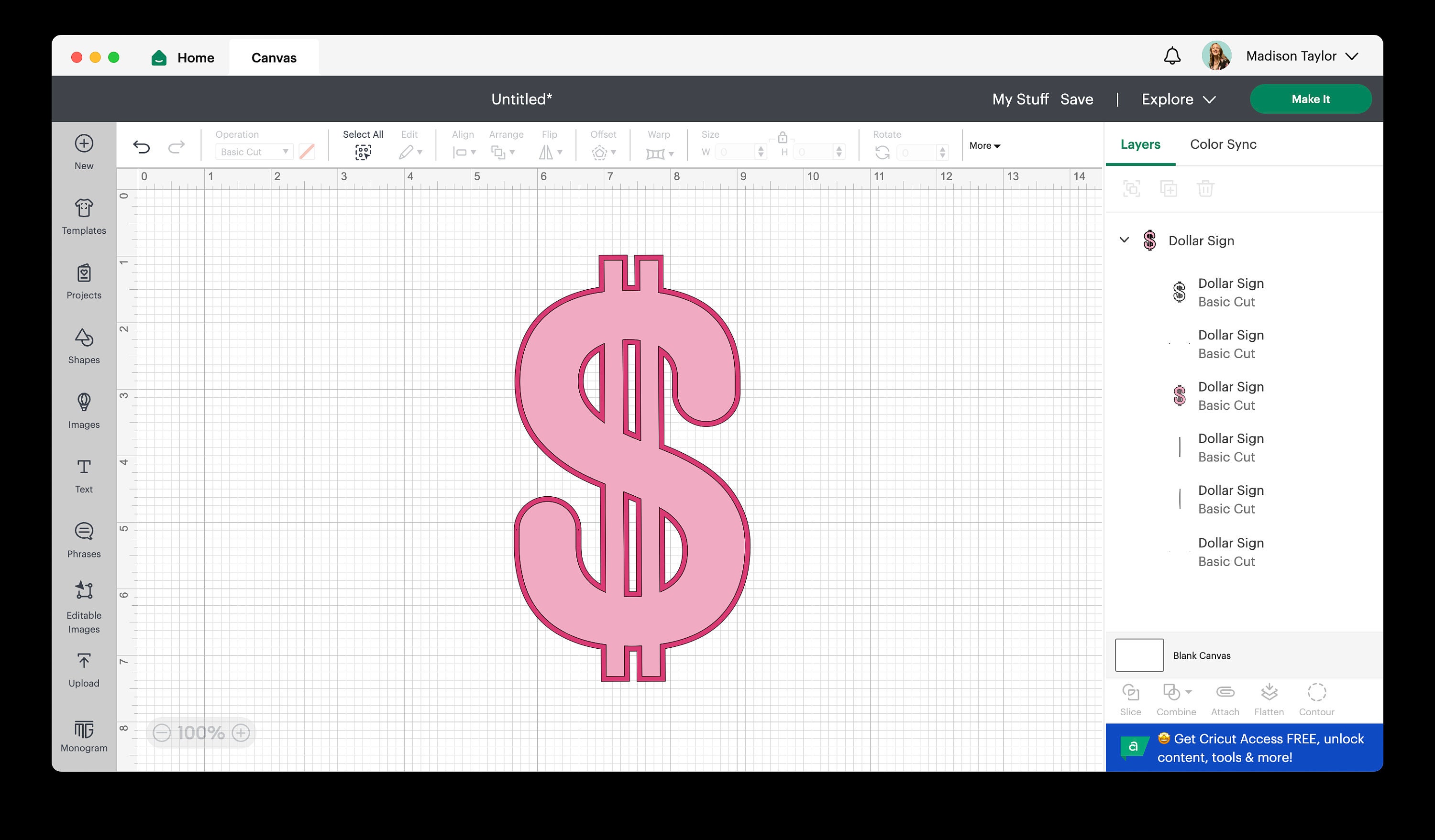 Dollar Sign SVG PNG, Money Sign Svg, US Dollar Png, Design for Stickers ...