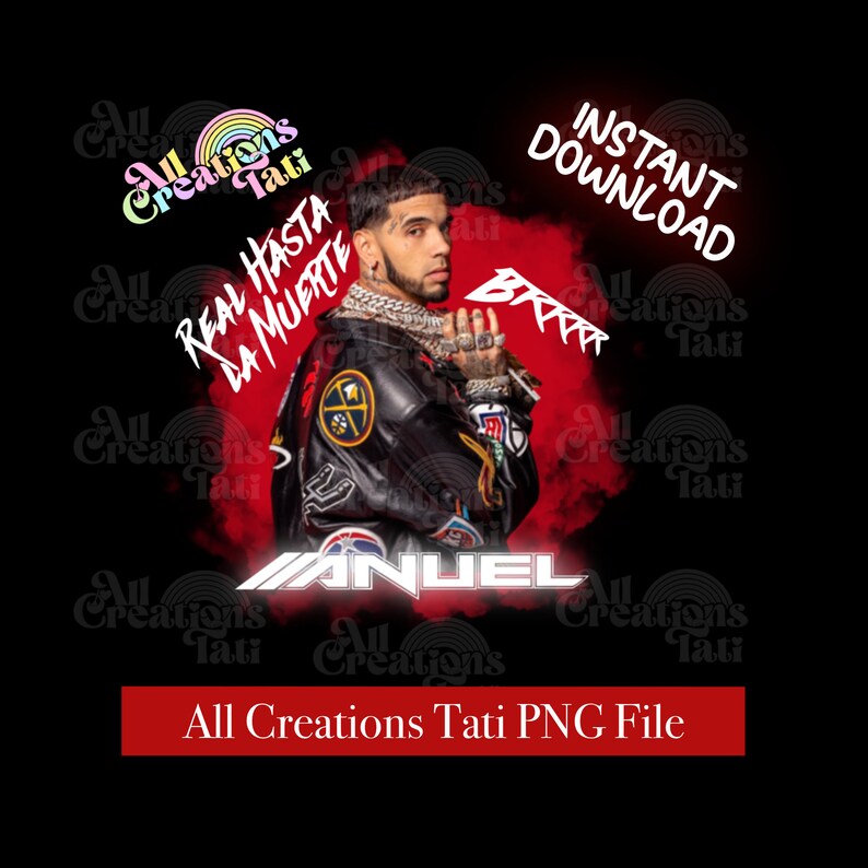 Anuel AA PNG File - Etsy