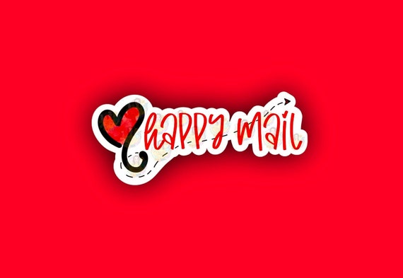 Happy Mail PNG Sticker Digital File Downloadable | Etsy