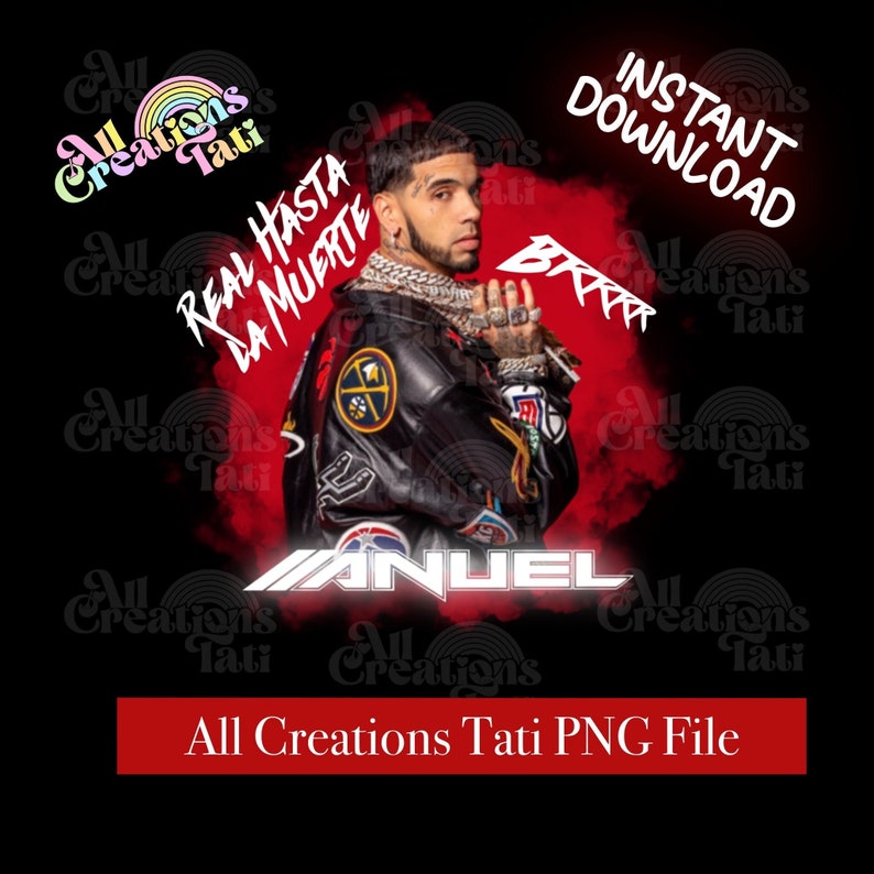 Anuel AA PNG File - Etsy