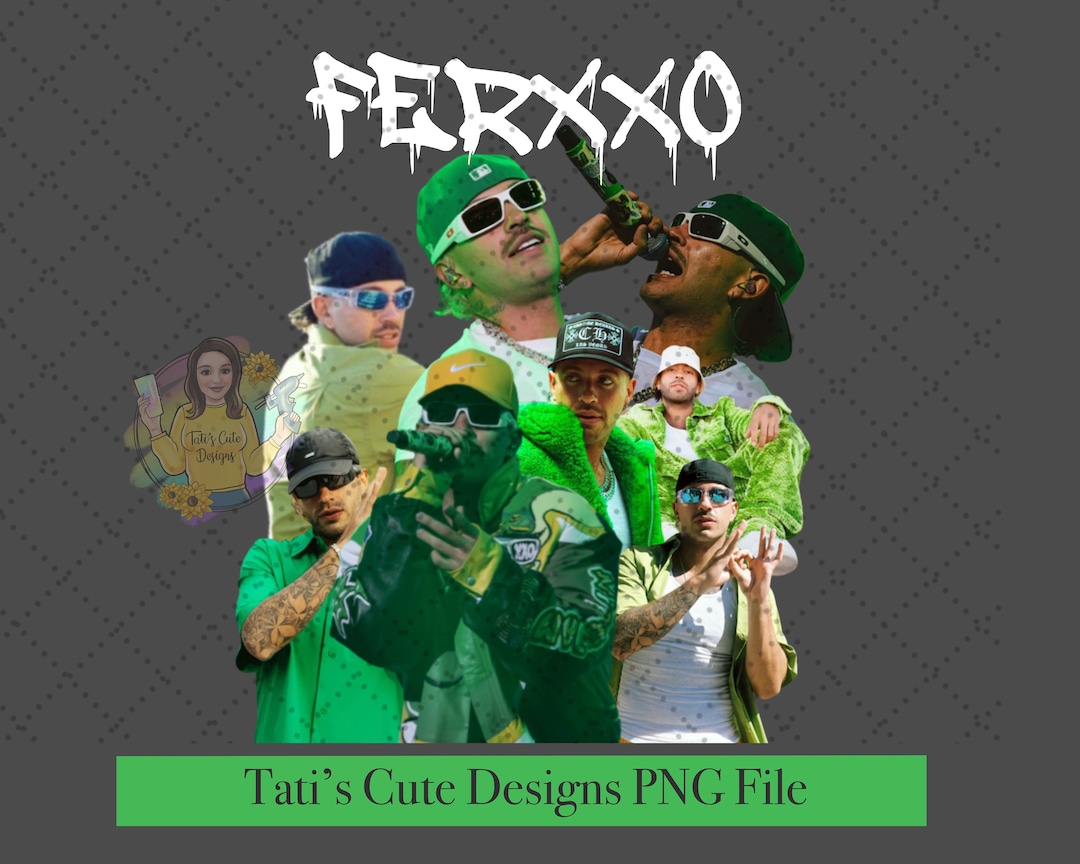 Feid Ferxxo PNG Collage Digital Download for Merch - Etsy Finland