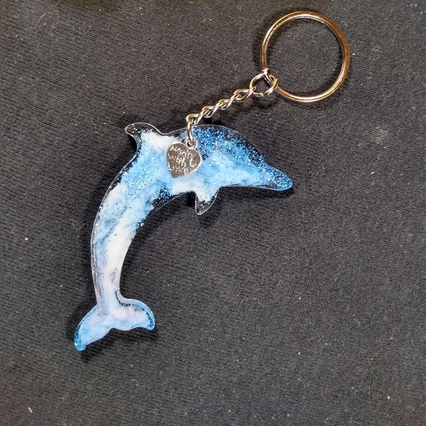 Alcohol Ink Keychain - Etsy