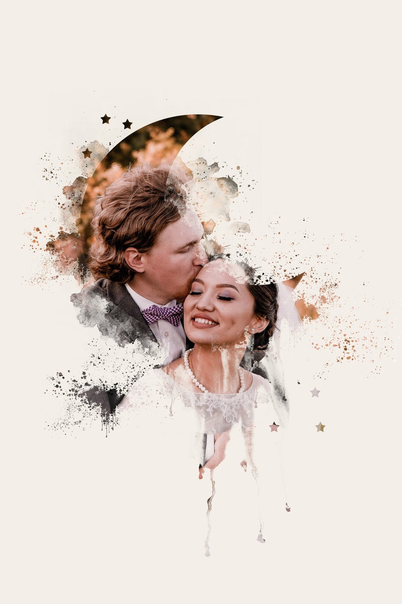 Celestial Photo Overlay Template - Etsy