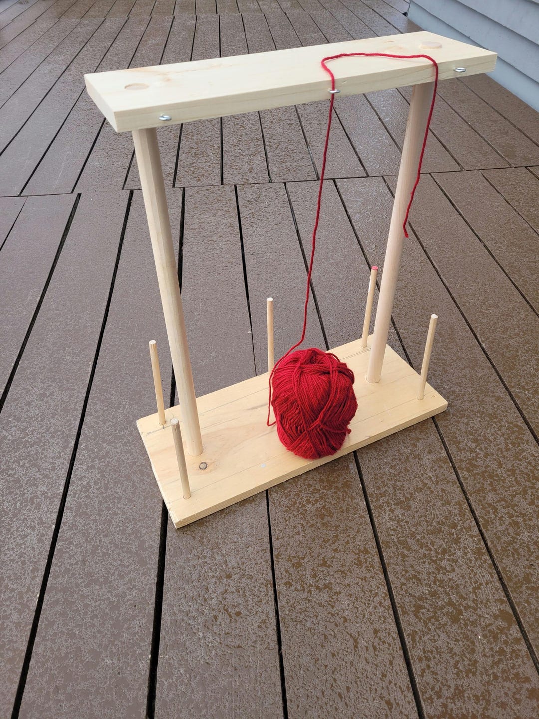 Six Peg Yarn Holder KIT. - Etsy