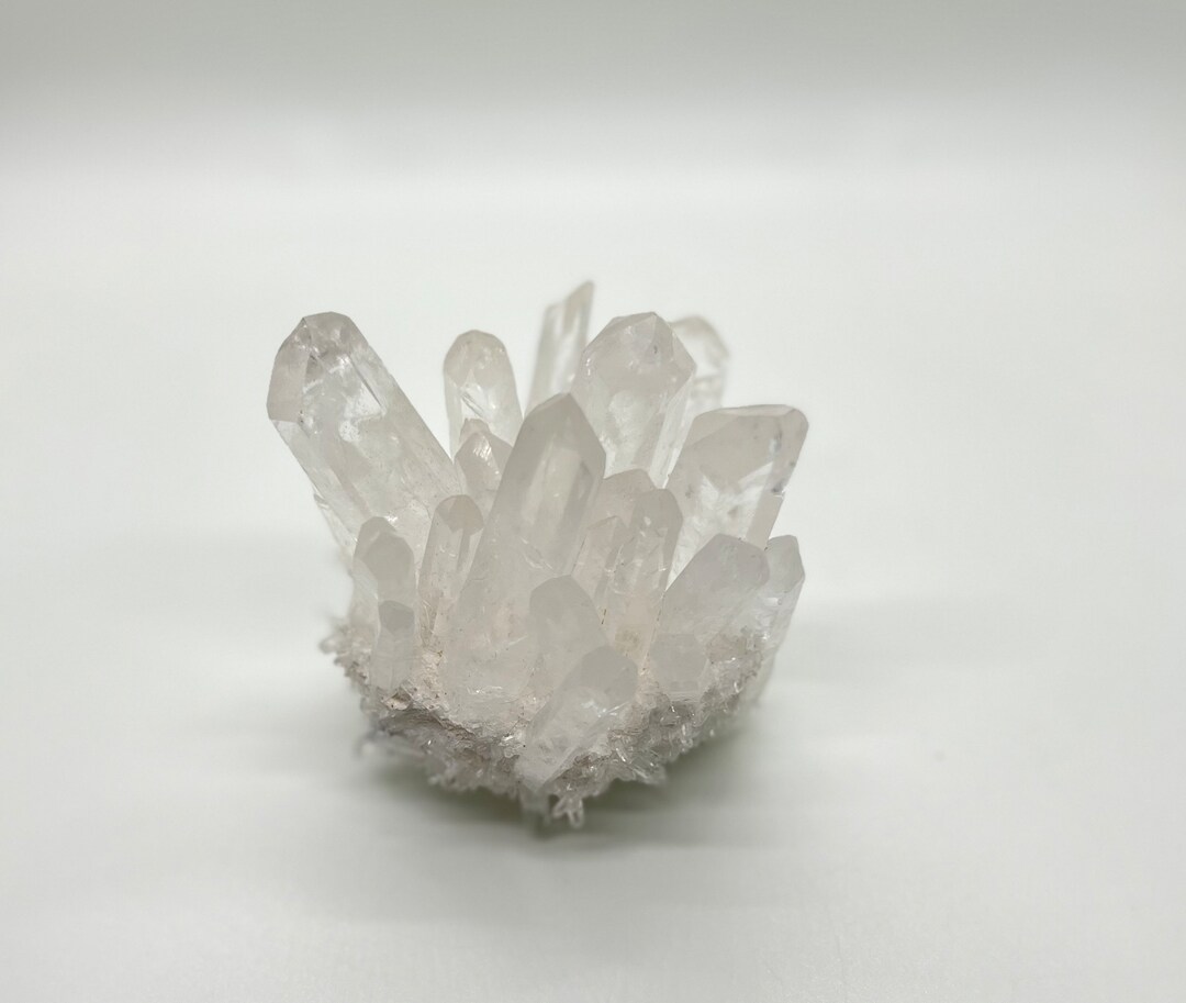 Clear Quartz Cluster, Lab Grown Crystal - Etsy